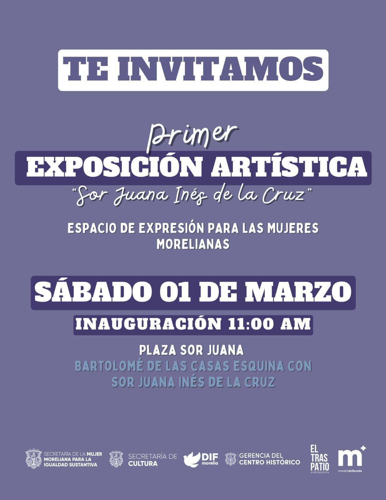Gobierno de Morelia invita a la primera Exposición Artística ‘Sor Juana ...